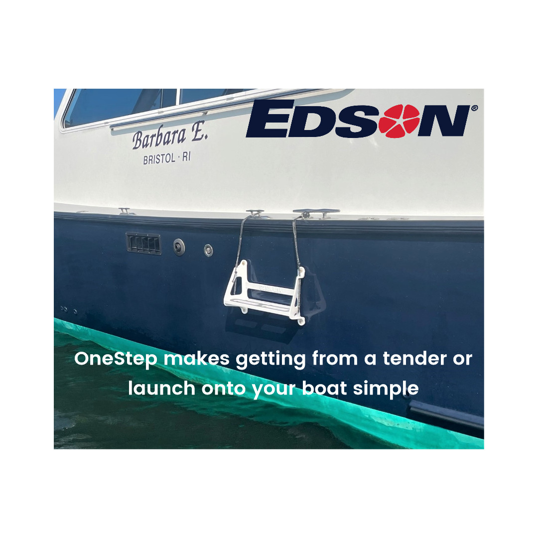 Edson Marine: One-Step™ Boarding Step with Line (520-14)