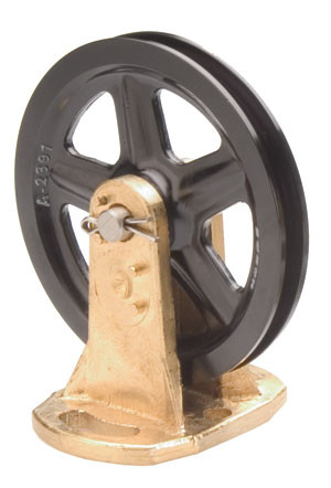 Edson Marine: Single Upright Bronze Sheave Assembly - 4" Sheave (620BR-4AL)