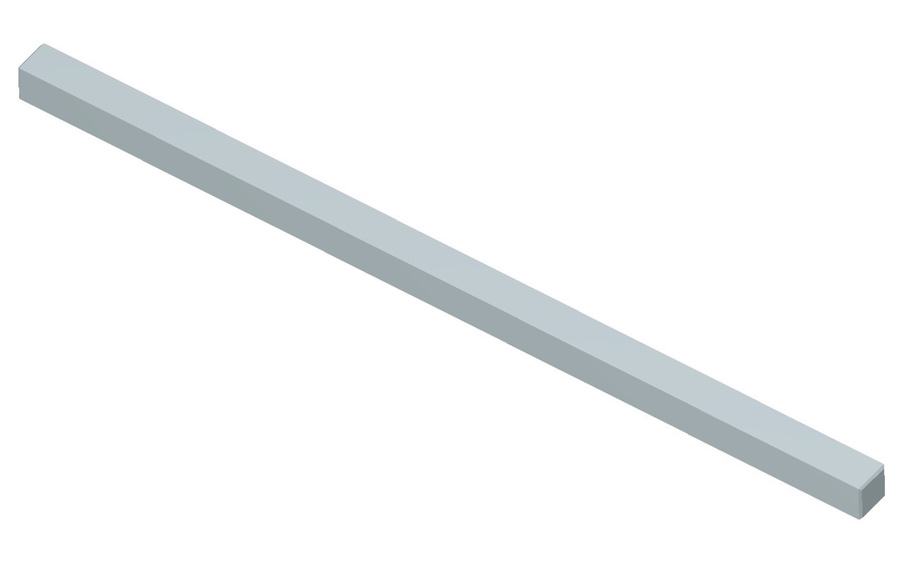 Edson Marine: Stainless Key Stock - 6" Length, 1/4" x 1/4" (684-250)