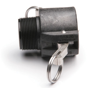 Quick Clamp Adapter - 2" Female QC x 2" MNPT - Polypropylene