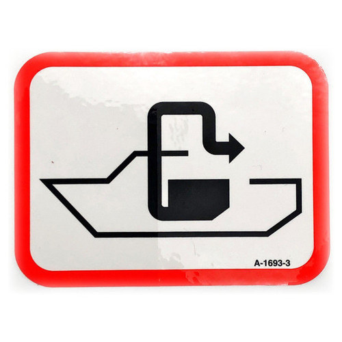 Pumpout Symbol Sign (160-A-1693-3)