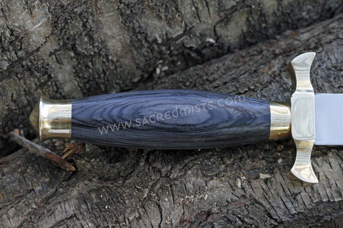 Traditional Witch's Athame with Black Heartwood Handle | Sacred Mists ...