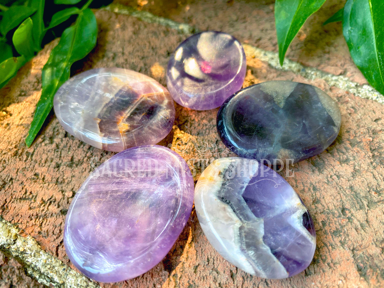 Amethyst Polished Worry Stone | Sacred Mists Shoppe
