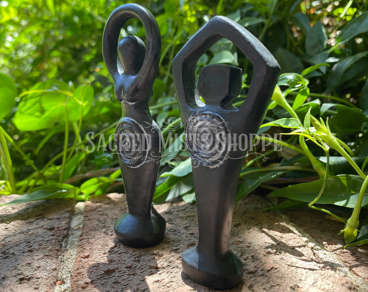 Spiral God and Goddess Travel Statue Set | Sacred Mists Shoppe