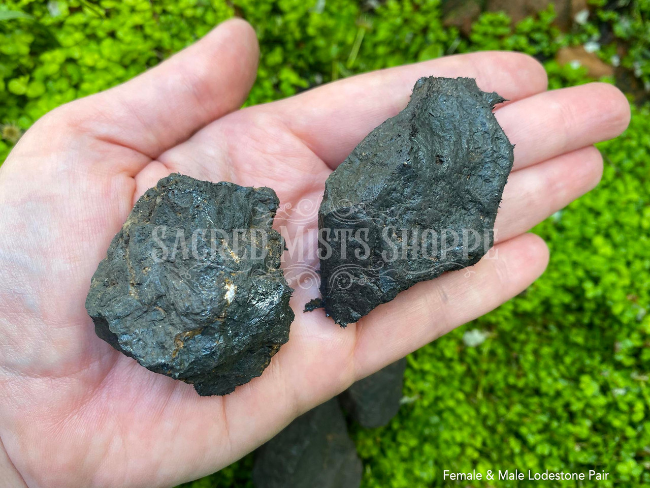 Lodestone Large Highly Magnetic Magnetite Choose Female, Male, or Pair ...