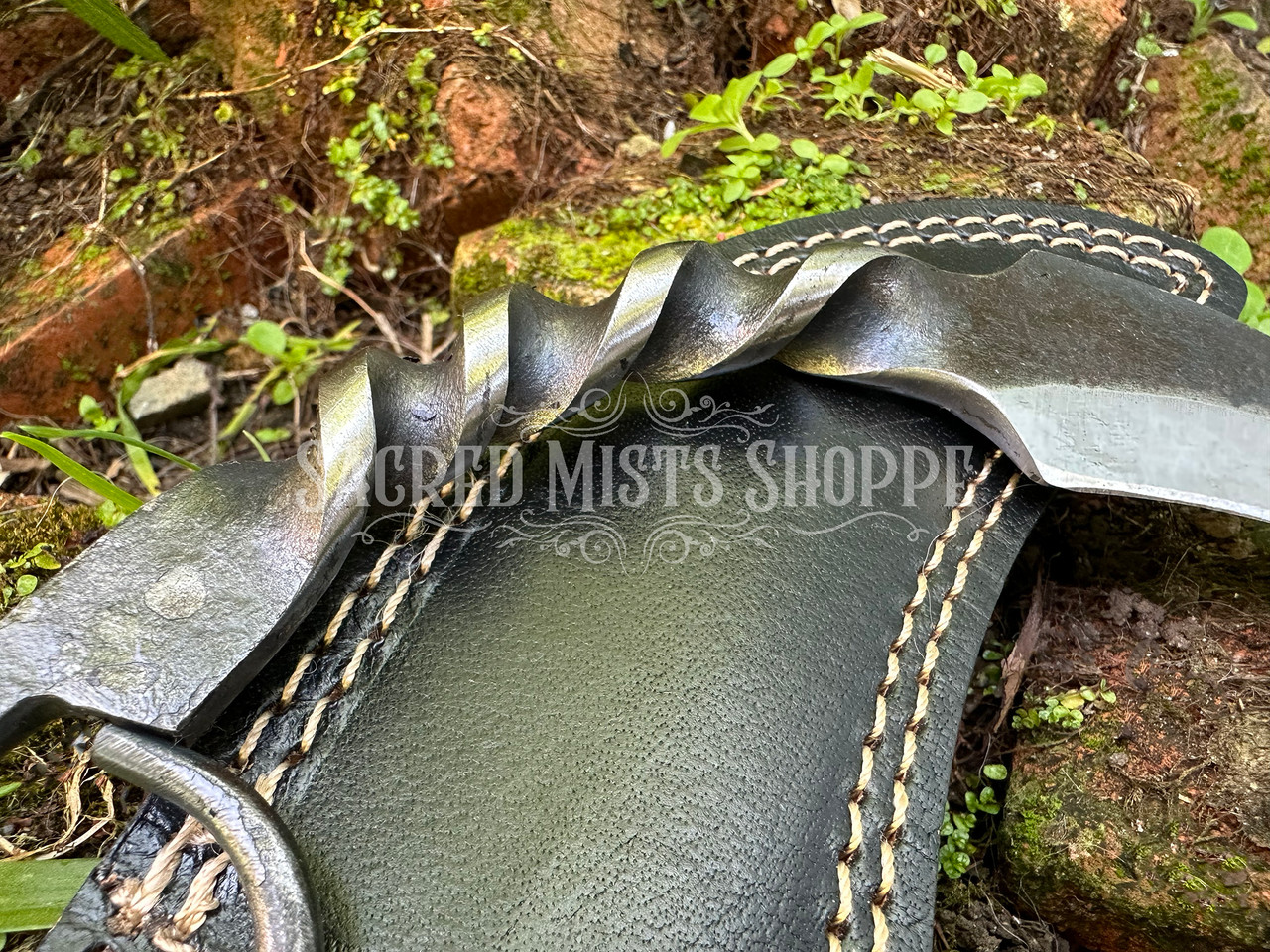 Herbalist's Claw Boline Forged Blackened Steel for Ritual Work, Wicca ...