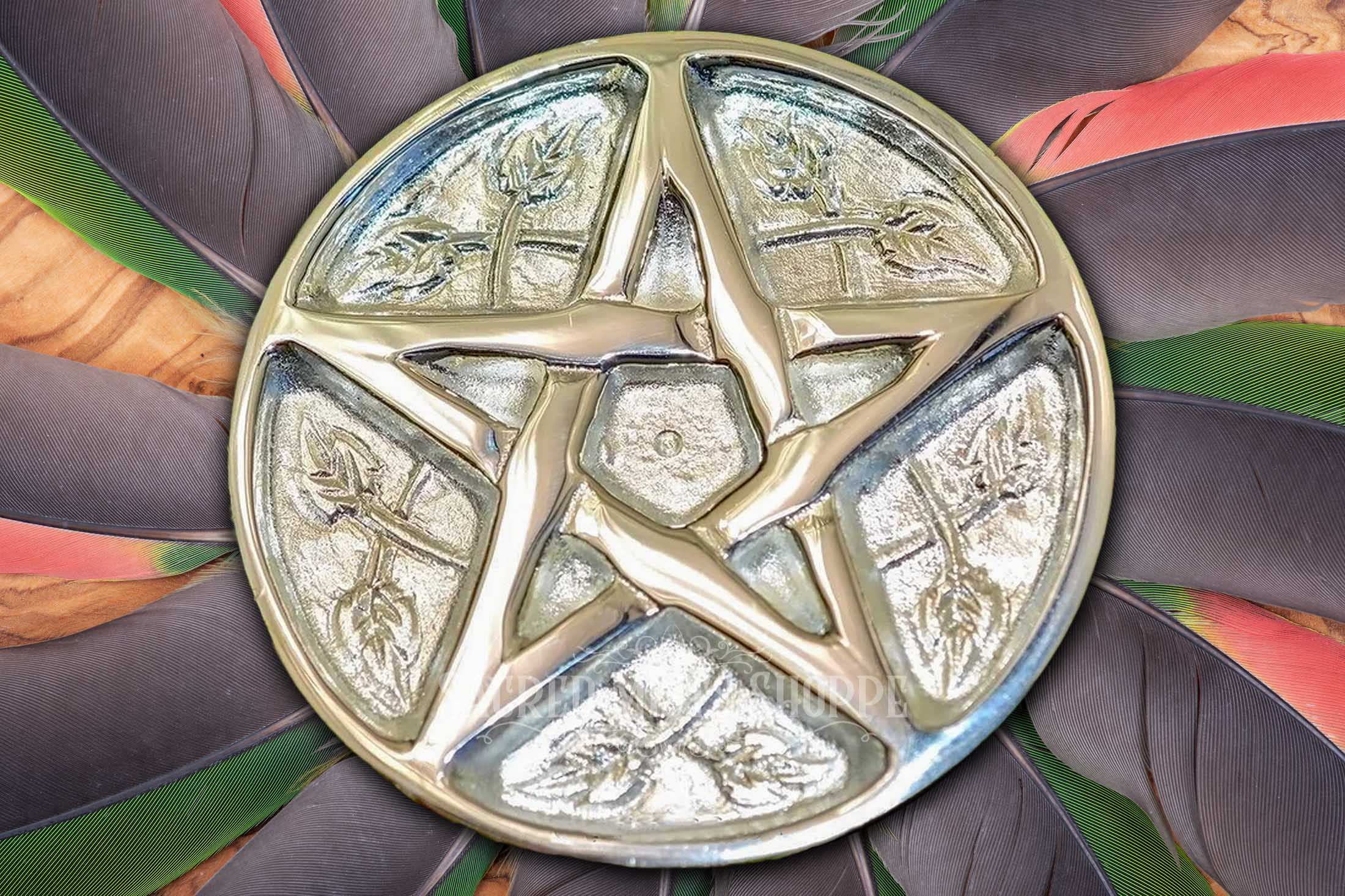 Pentacle Altar Paten 3" | Sacred Mists Shoppe