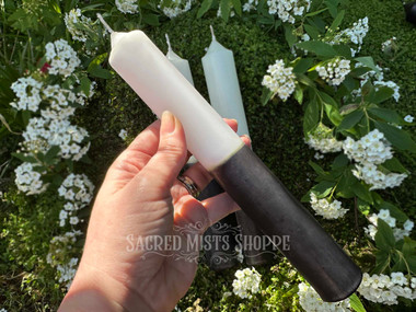Reversing White & Black Spell Candle for Energy Clearing, Negativity ...