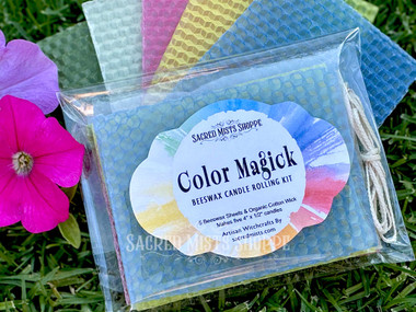 Color Magick Beeswax Candle Rolling Kit for Spell Candles, Candle ...