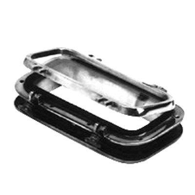 Bronze Porthole - Rectangle | Classic Boat Supplies