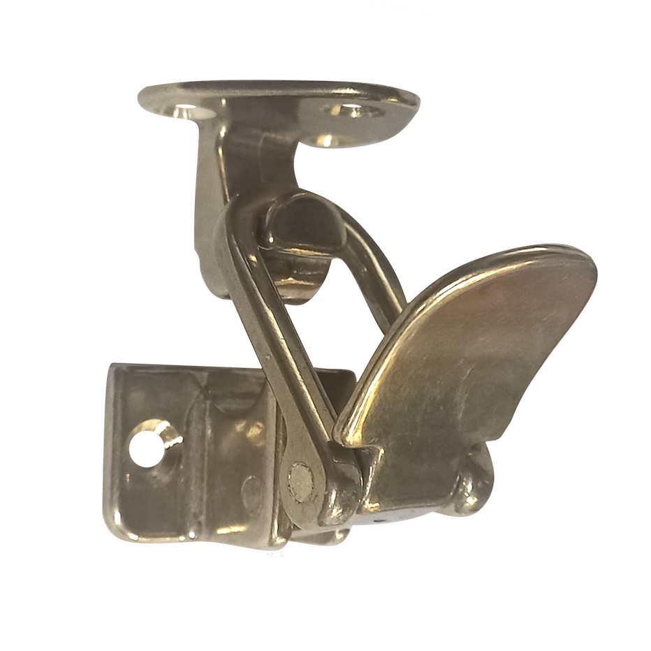 Brass Hatch Fastener - Vertical-to-Horizontal Mount | Classic Boat Supplies