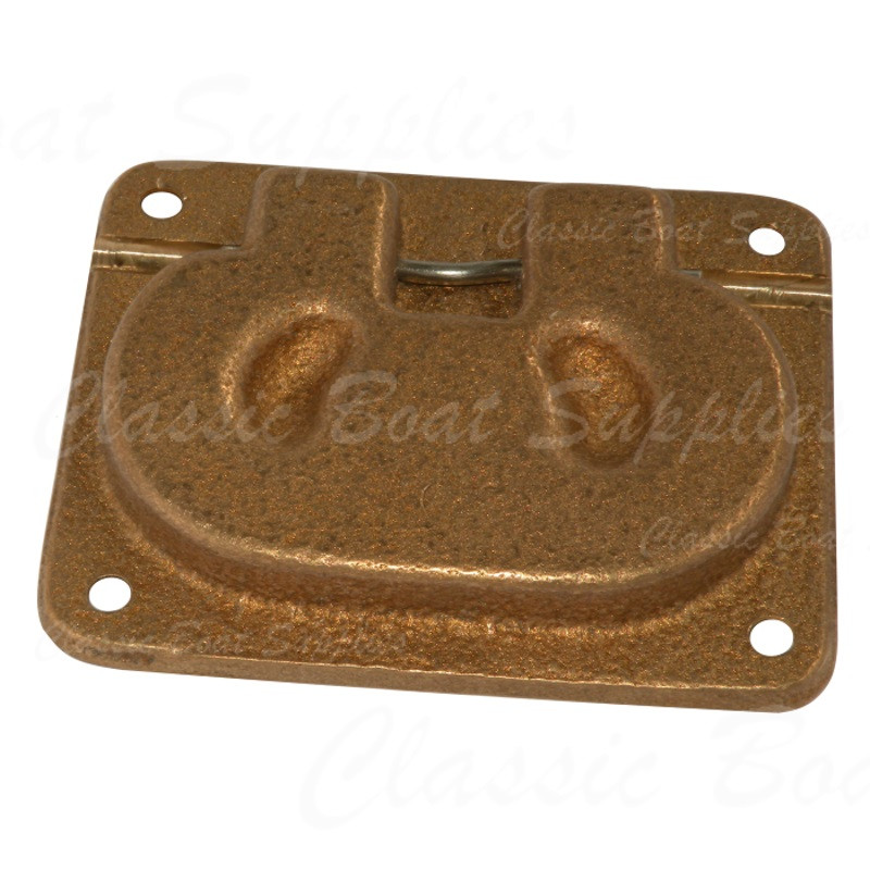 Bronze Hatch Ring Pull - Spartan | Classic Boat Supplies | Australia
