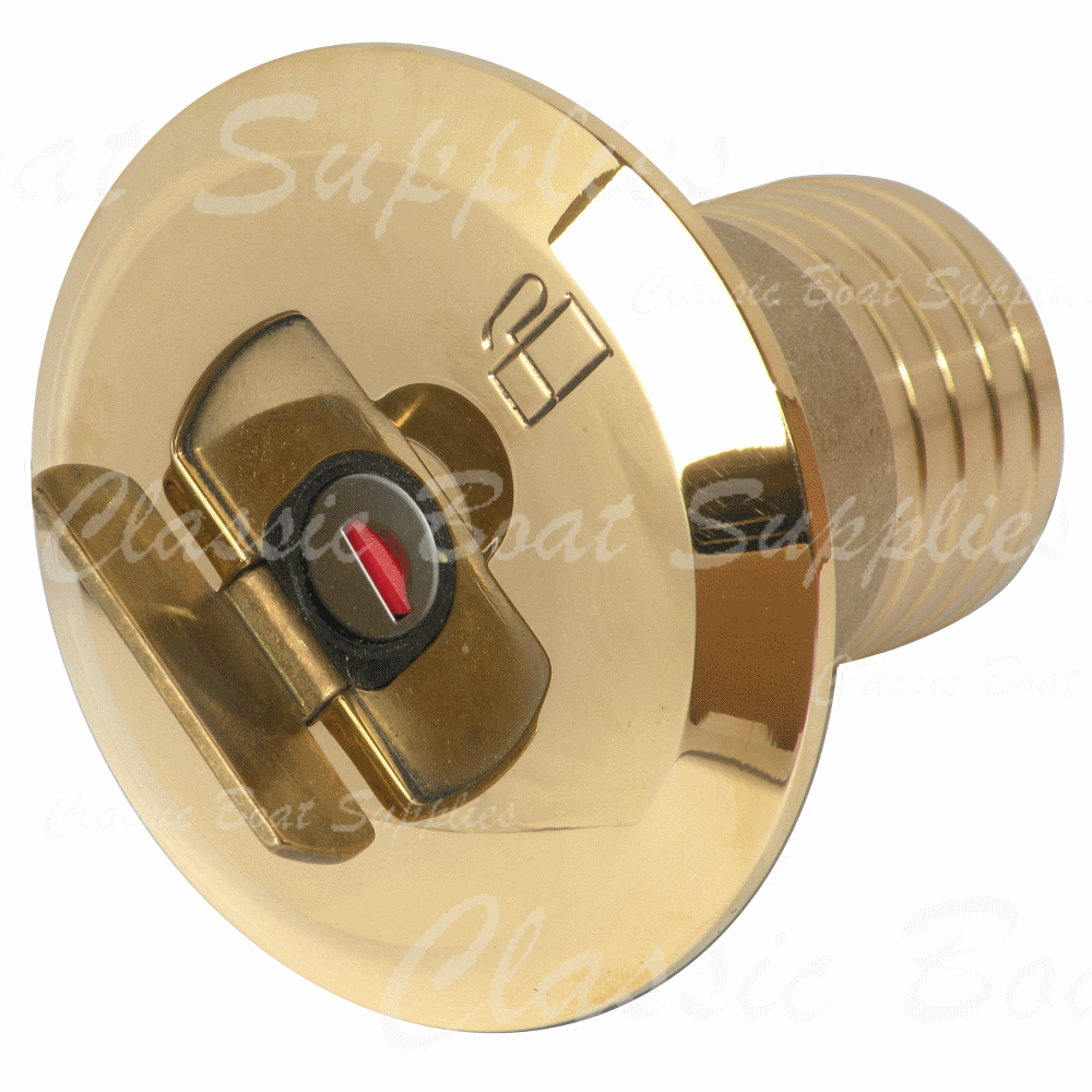 Brass Fuel Filler Cap with Lock | Classic Boat Supplies