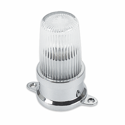 White Navigation Light - Glass Lens | Classic Boat Supplies | Australia