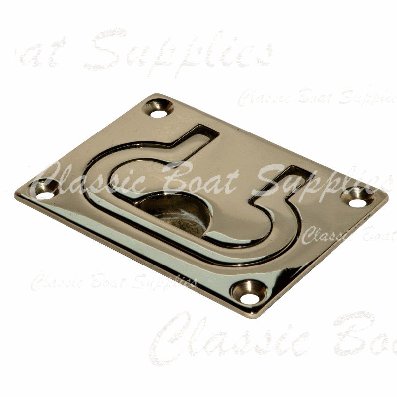 Brass Hatch Ring Pull - Foresti | Classic Boat Supplies | Australia