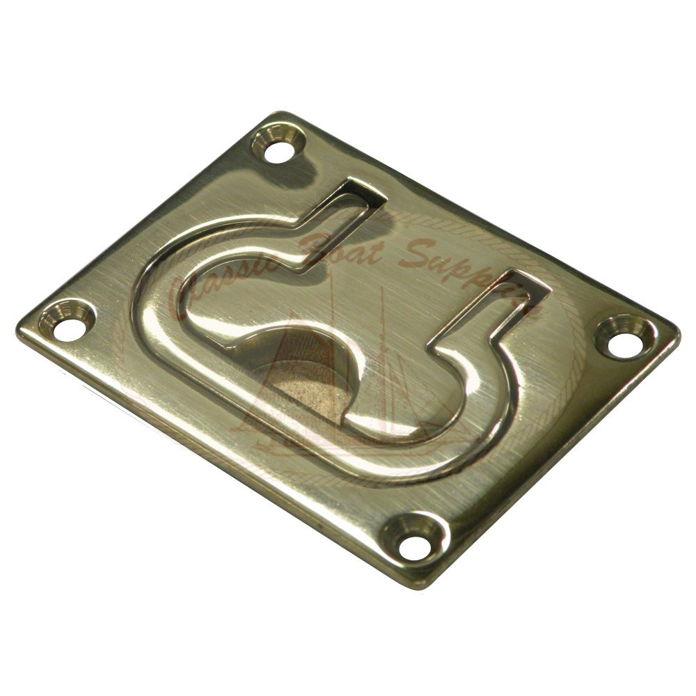 Brass Hatch Ring Pull - Foresti | Classic Boat Supplies | Australia
