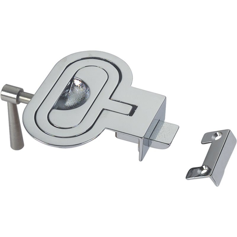 Brass Hatch Lifter with Catch | Classic Boat Supplies