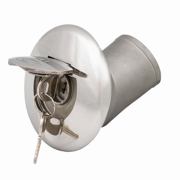 Lockable WATER Filler Cap - Angled, 38mm Tail (S395W) | Classic Boat ...
