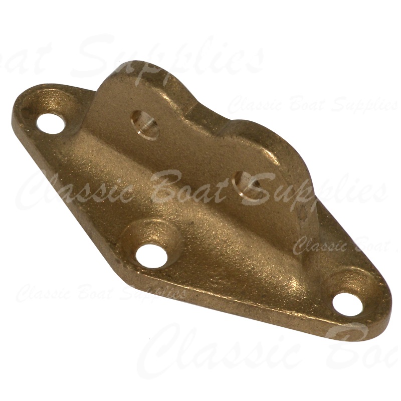 Manganese Bronze Chain Plate - Double Clevis - Spartan | Classic Boat ...