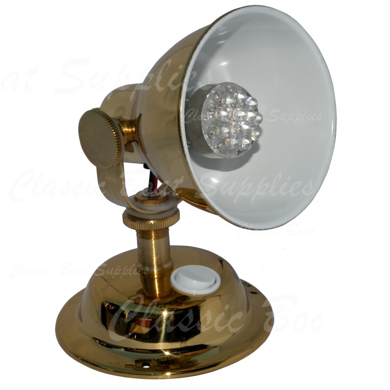 Brass Berth Light - LED | Classic Boat Supplies | Classic Boat Supplies