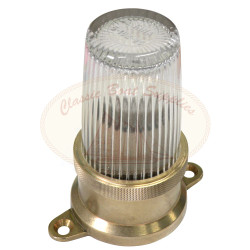 White Navigation Light - Glass Lens | Classic Boat Supplies | Australia