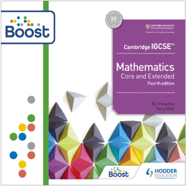 Hodder Cambridge IGCSE Mathematics Core and Extended Boost Teacher's ...