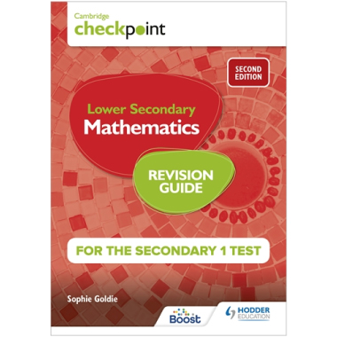 Hodder Cambridge Checkpoint Lower Secondary Mathematics Revision Guide ...