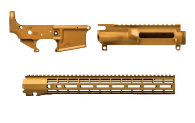 AR15 Builder Set w/ R-ONE M-LOK 15" Handguard - RAL8000 Cerakote