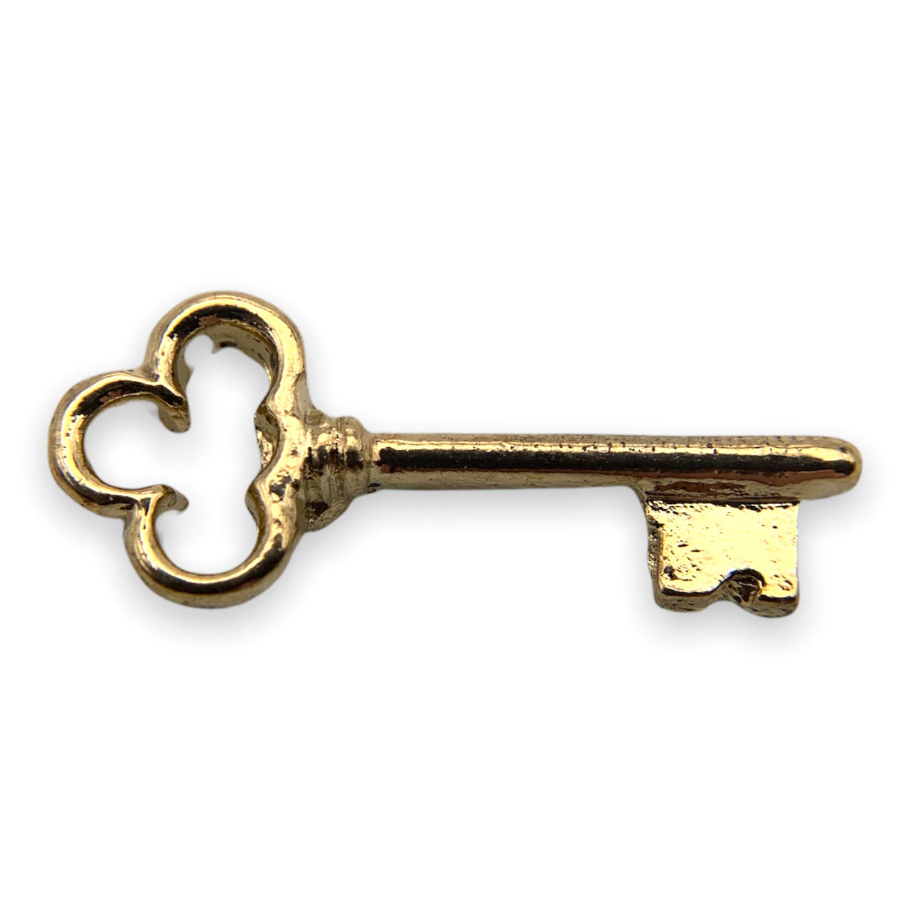D02 Old Fashioned Skeleton Key Lapel Pin | Stockpins.com