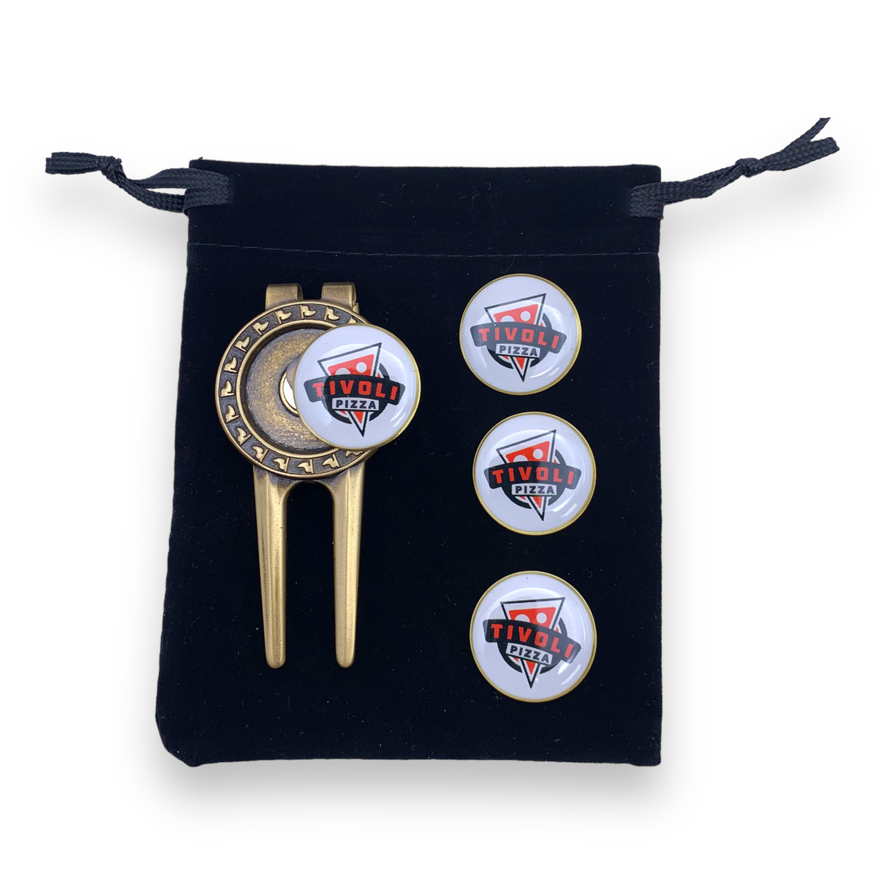 Custom golf divot repair tool with your logo | StockPins.com