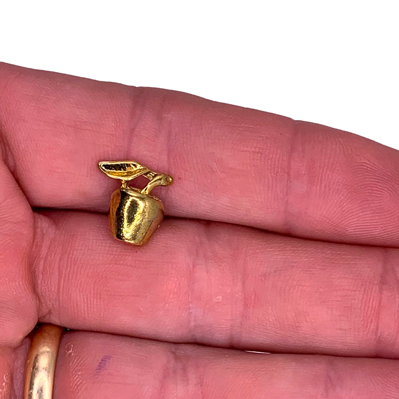 Golden Apple Lapel Pin | StockPins.com