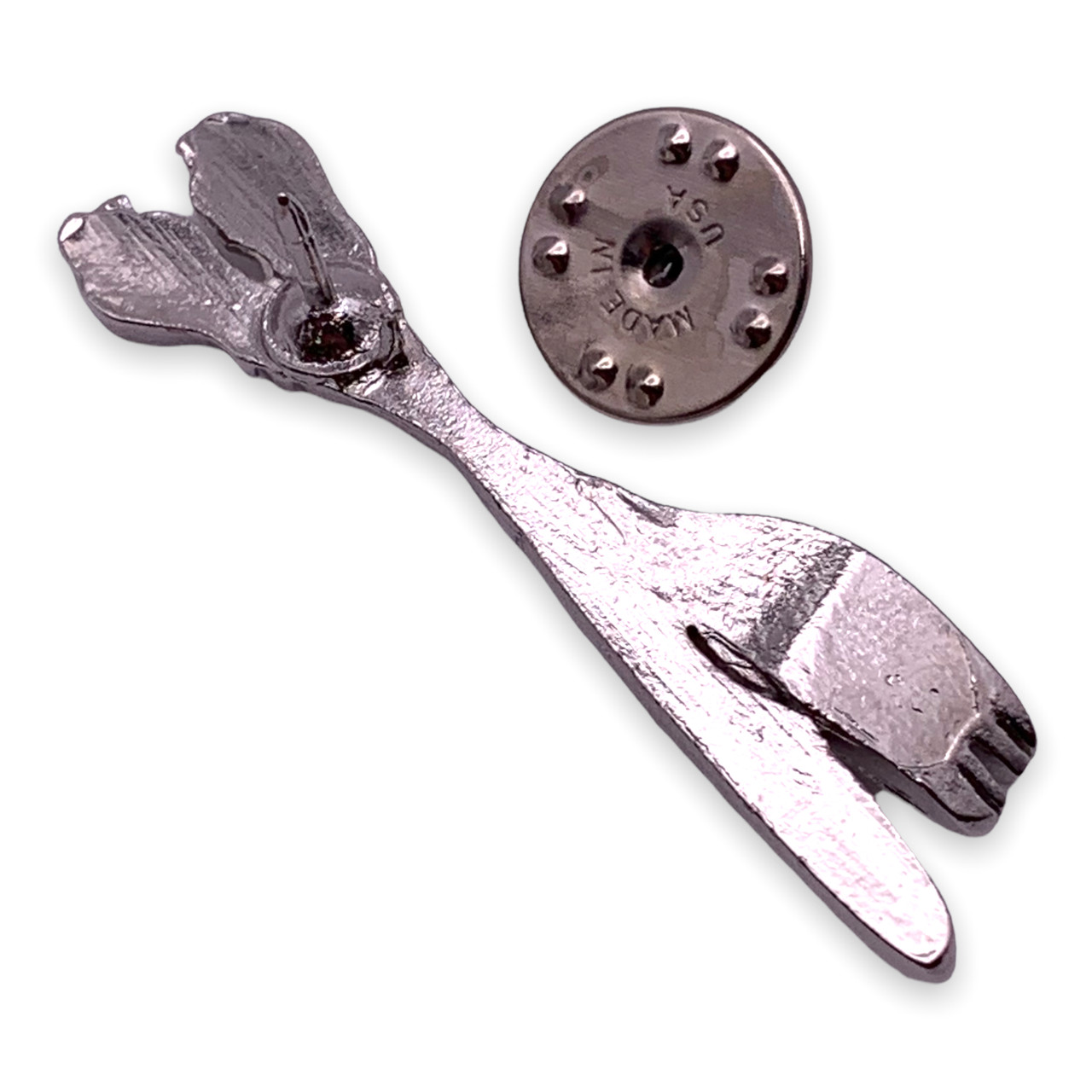 Fork & Knife Lapel Pin Wholesale | Restaurant Pins