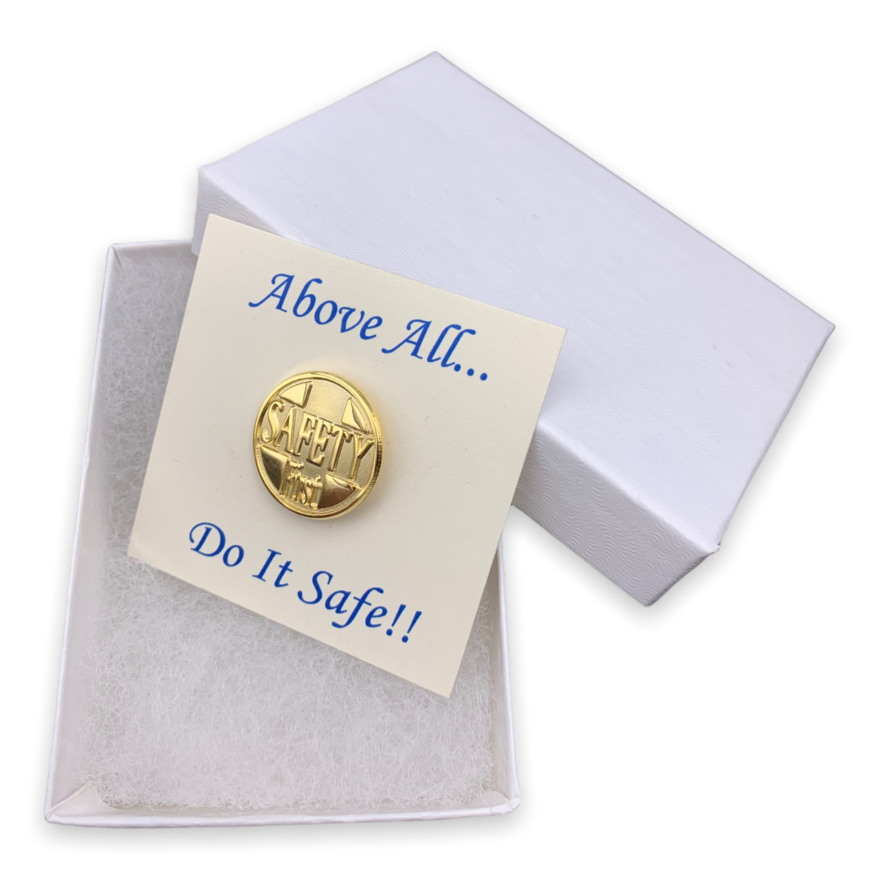 Safety First Safety Program Lapel Pin | StockPins.com
