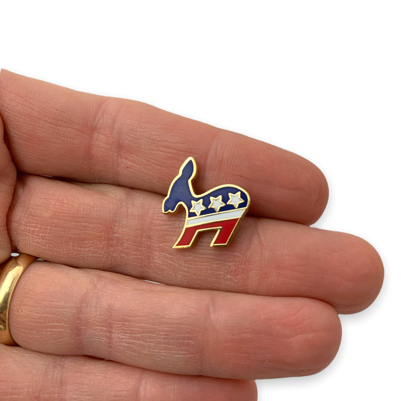 Democratic Party Pin | Democratic Donkey Lapel Pin