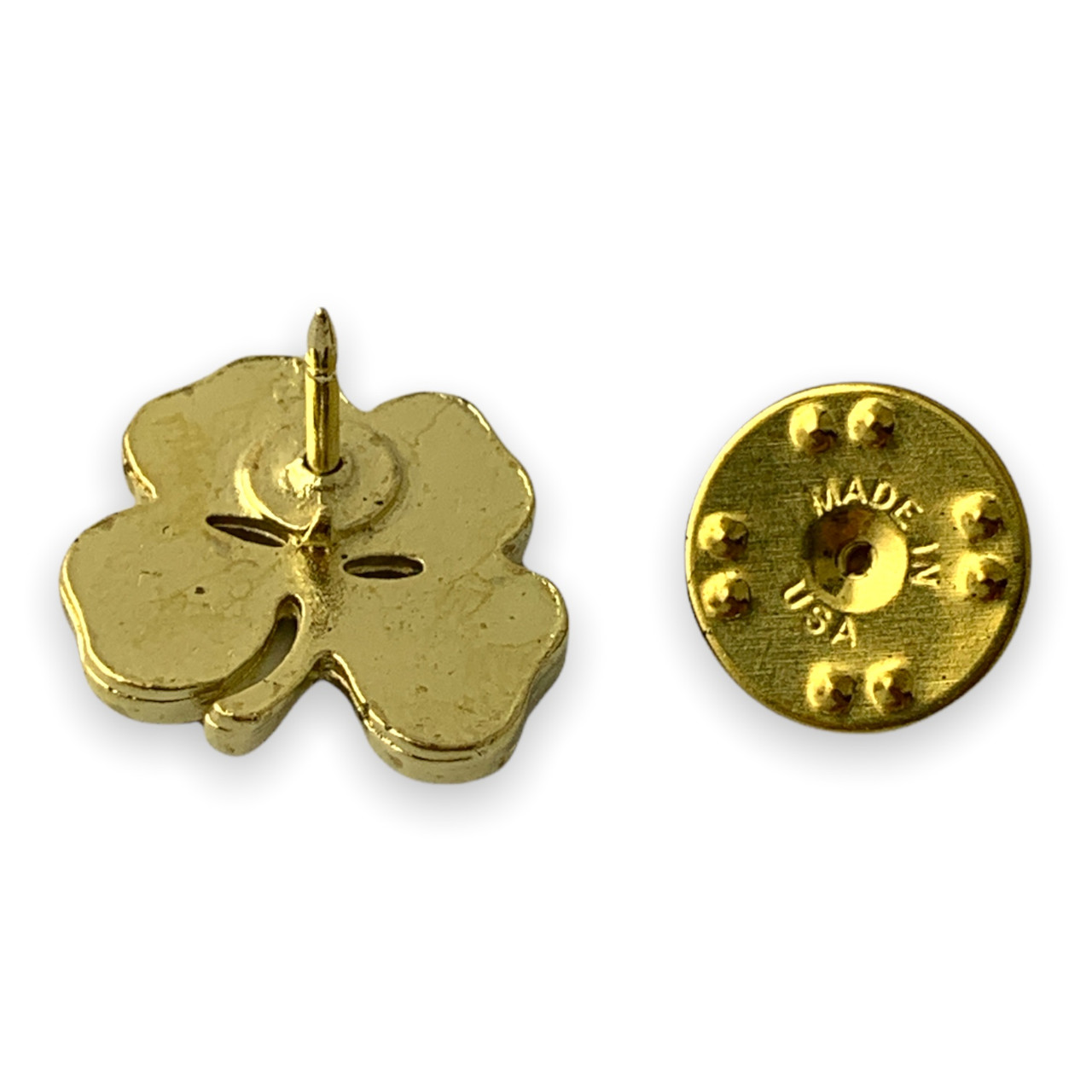 L10 4 Leaf Clover Lapel Pin | Irish Lapel Pins | StockPins.com