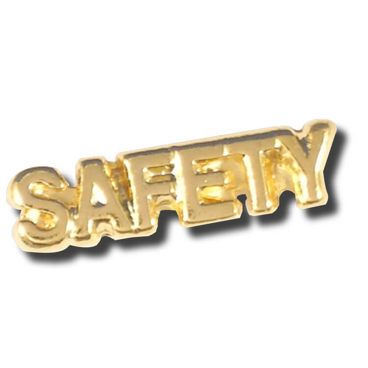 SAFETY lapel pin | StockPins.com