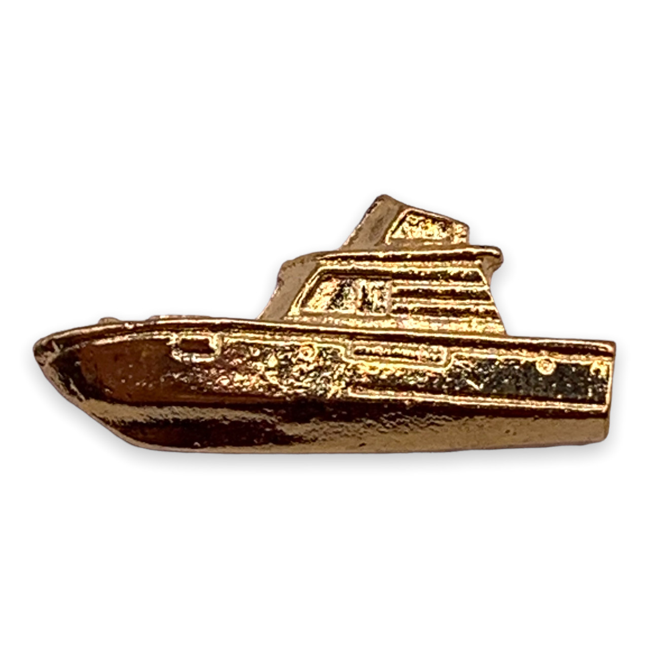 Motor boat lapel pin | Captains Pin | StockPIns.com
