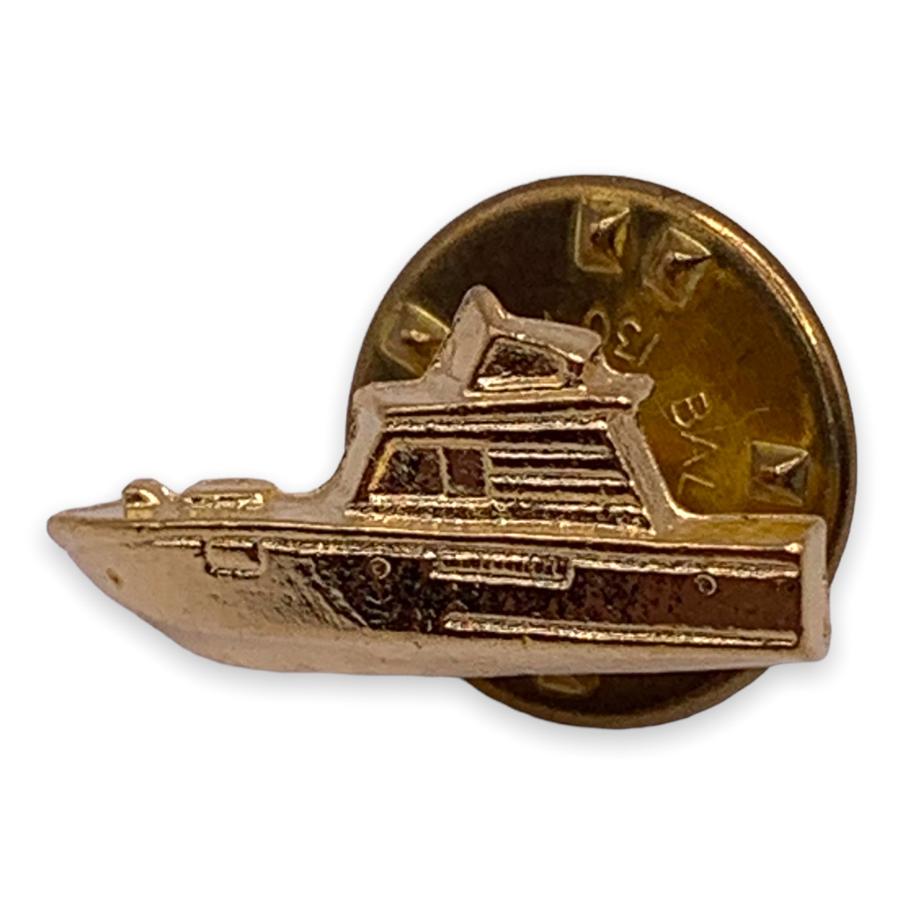 Motor boat lapel pin | Captains Pin | StockPIns.com