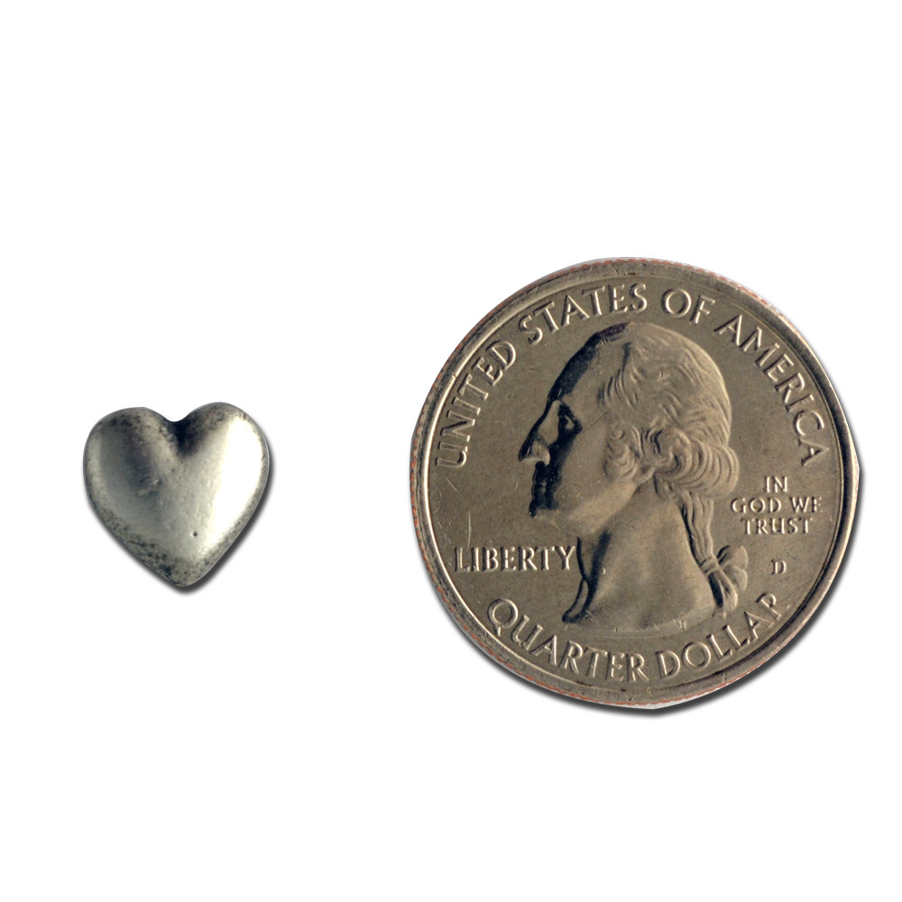 3D Heart Lapel Pin | StockPins.com