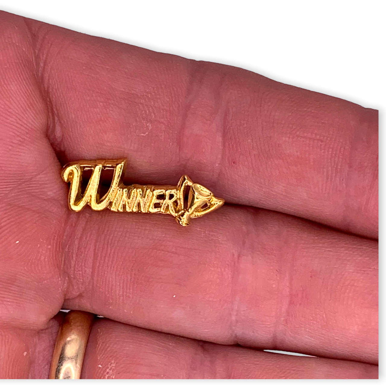 Winner lapel pin | Recognition reward pin | StockPins.com