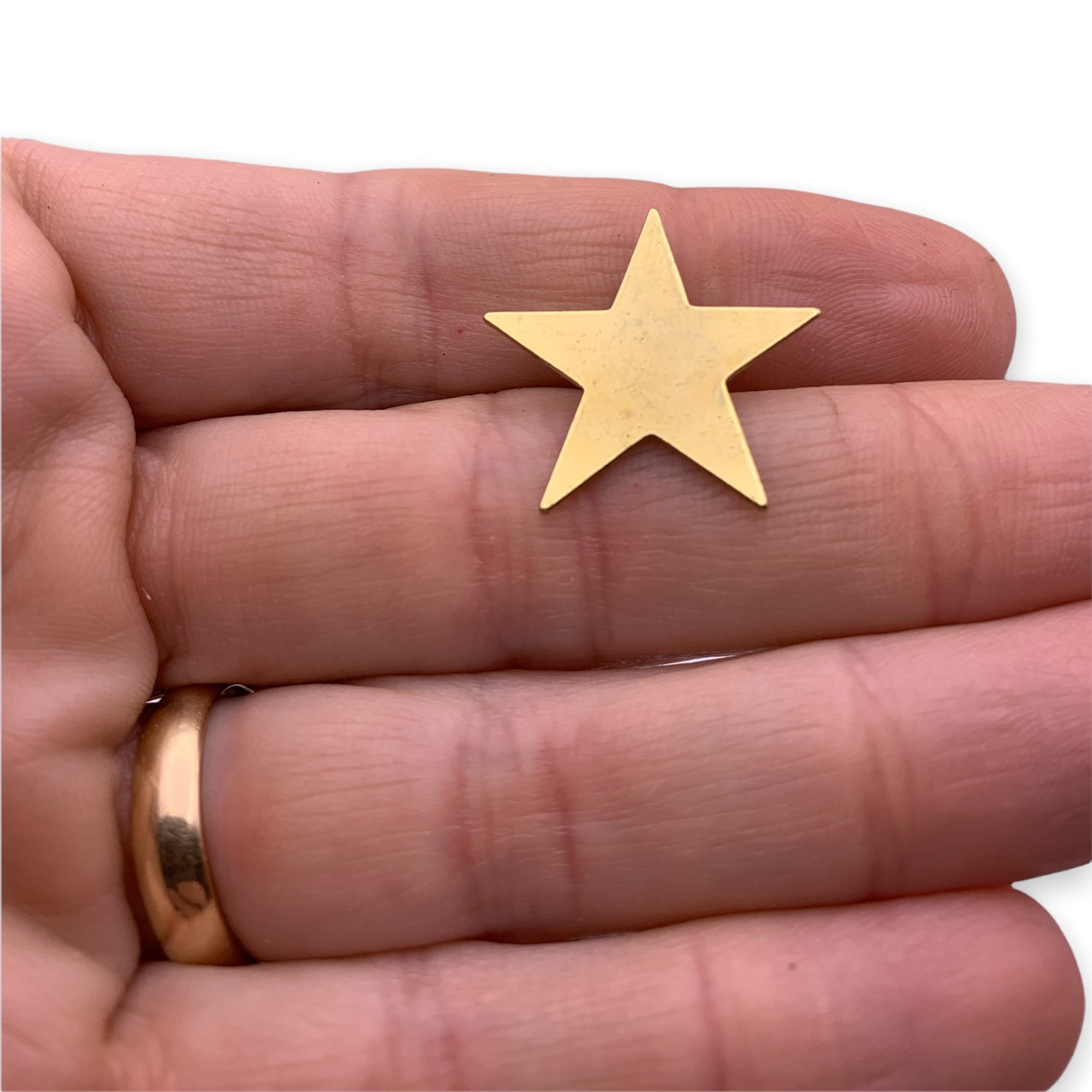 A05 Gold Star Silver Star Lapel Pin | StockPins.com