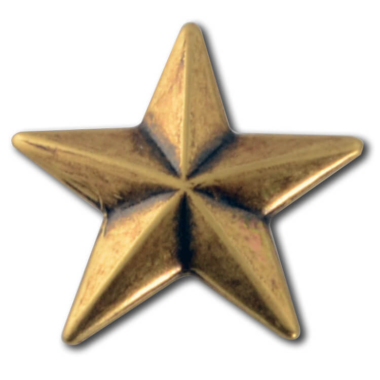 Beveled Star Lapel Pin | Star Recognition Pins | StockPins.com