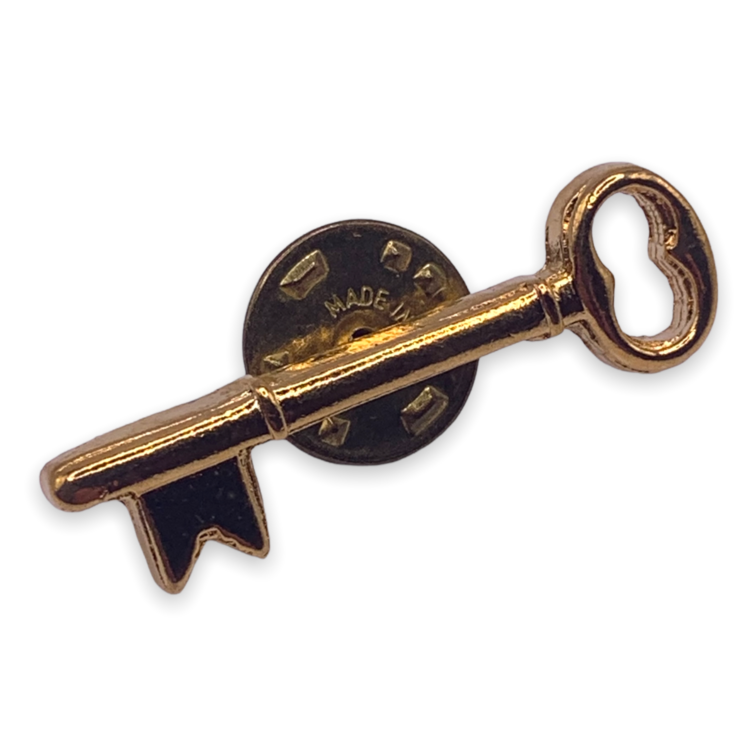 Skeleton Key Lapel Pin | StockPins.com