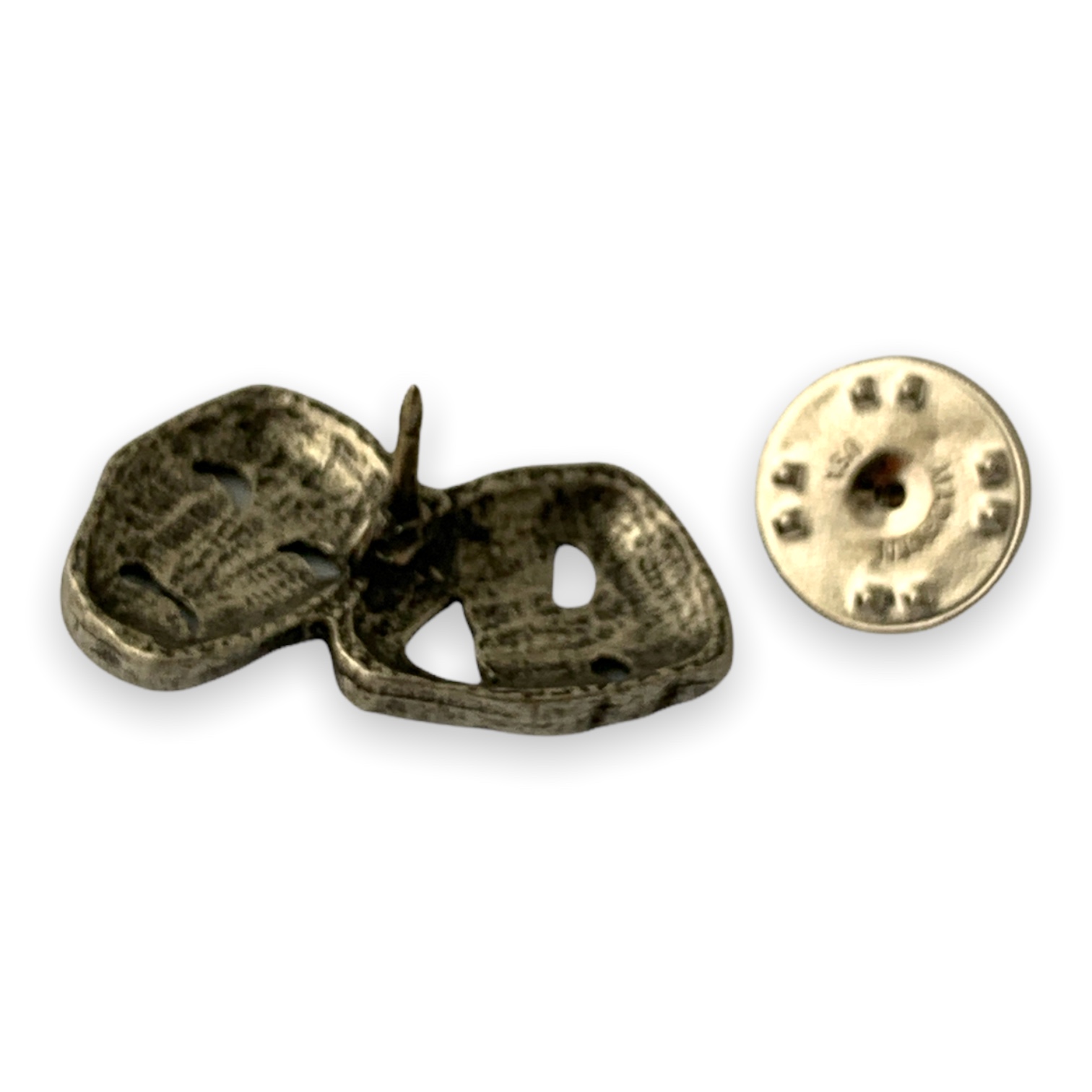 Comedy Tragedy Theater Mask Pin | Drama Mask Pin | Stockpins.com