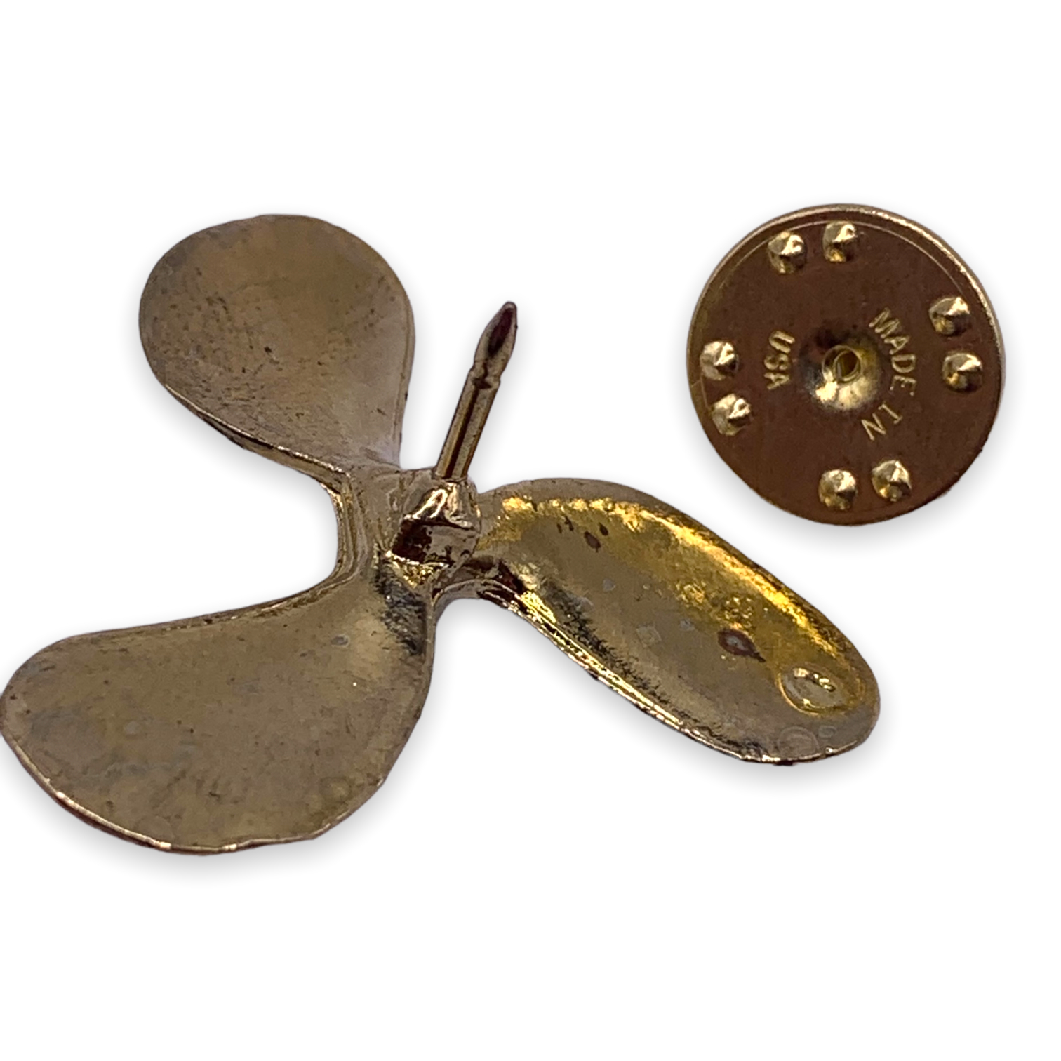 Propeller lapel pin | Nautical Pins | StockPins.com