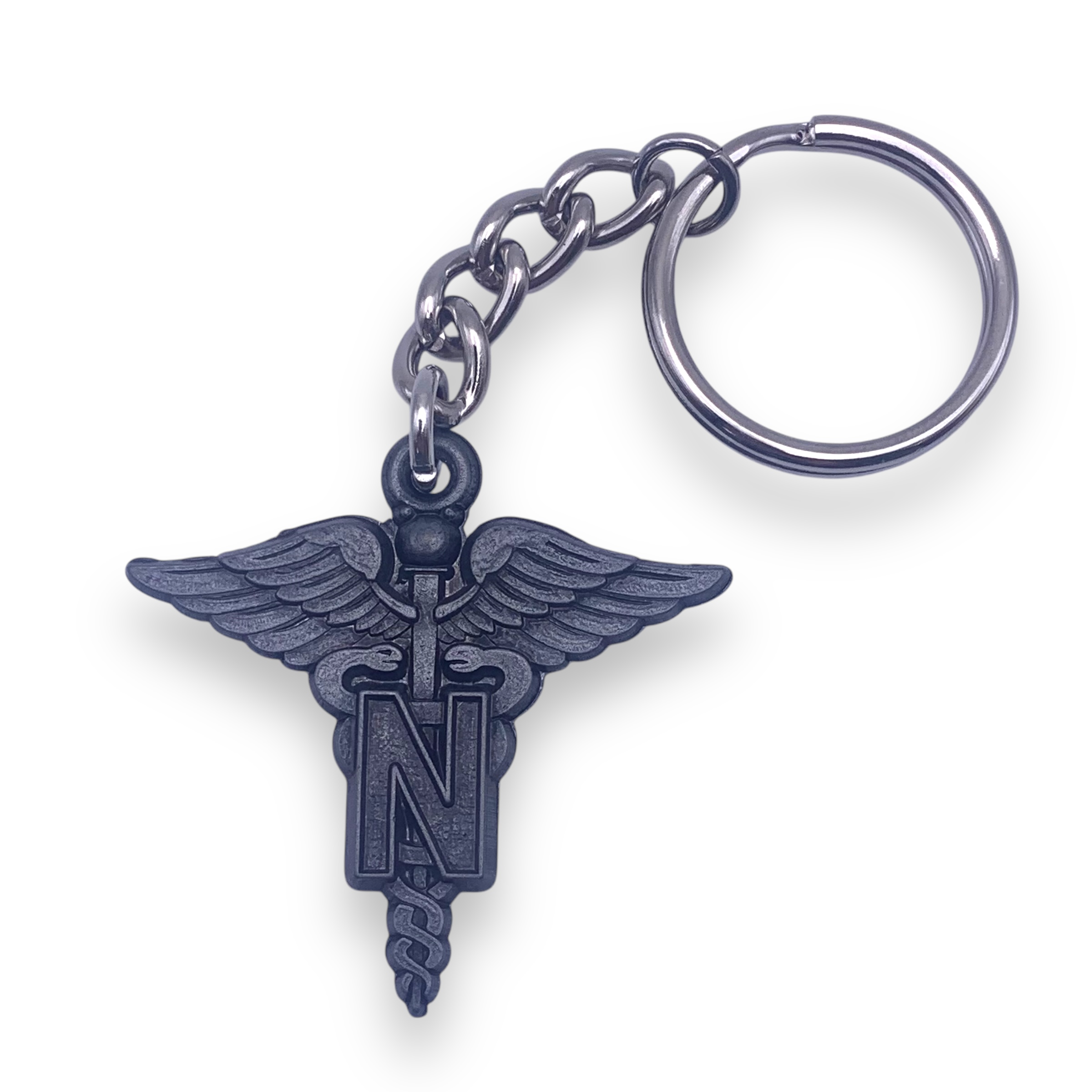 Nursing Caduceus Key Chain | StockPins.com