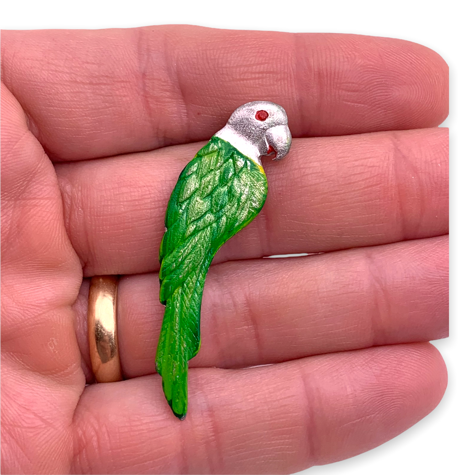 Parrot head Lapel Pin | StockPins.com