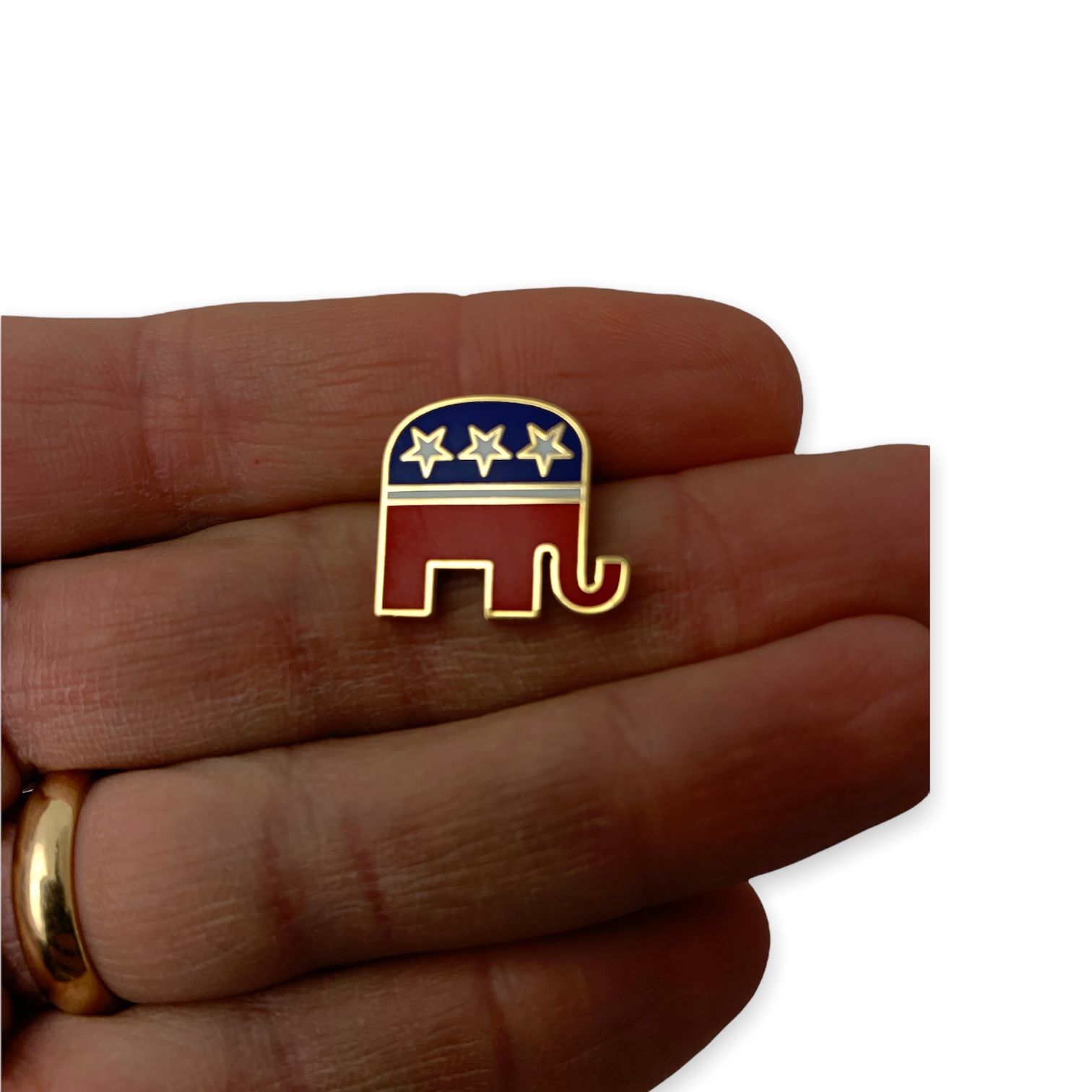 Republican Lapel Pin | GOP Elephant Pin | StockPins.com