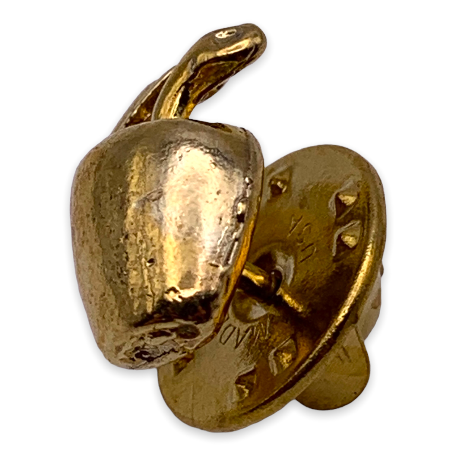 Golden Apple Lapel Pin | StockPins.com