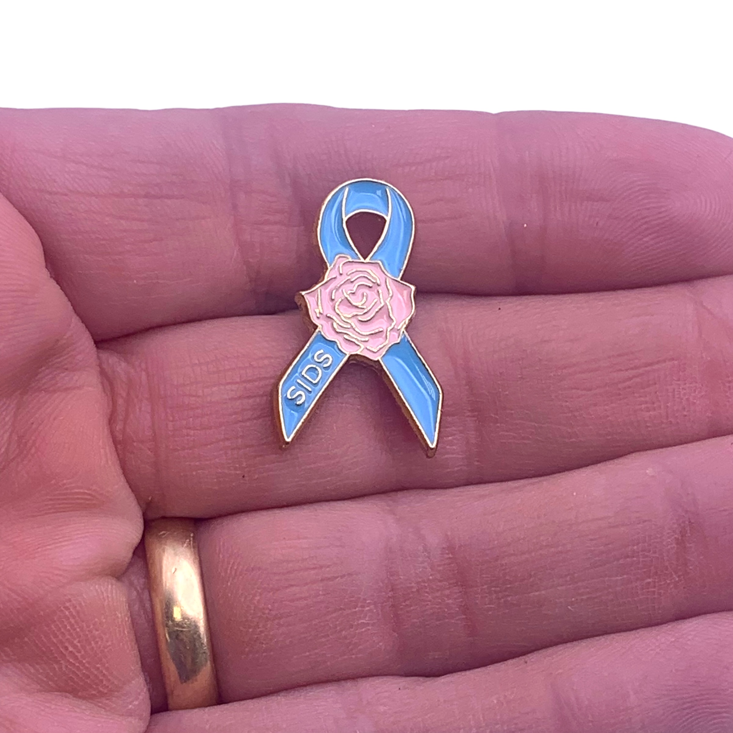 Sudden Infant Death Syndrome SIDS Awareness Pin | StockPins.com